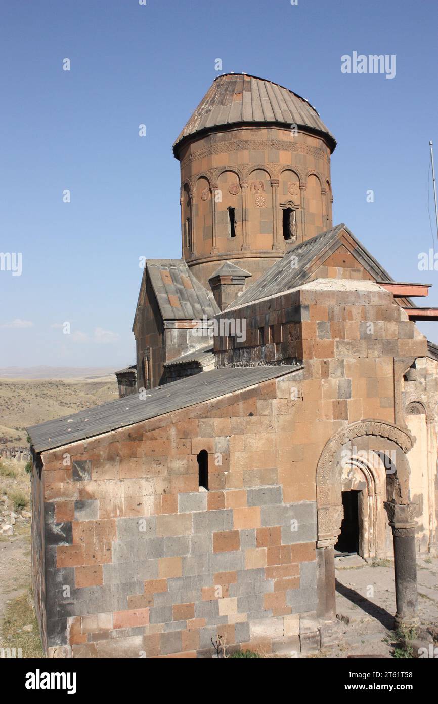 The church of Tigran Honents at the ruined Armenian city of Ani in ...