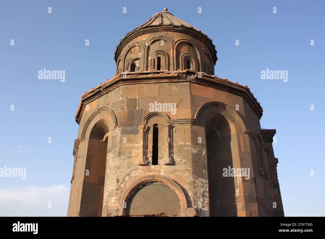St. Gregory (Abughamrents) Church at Ani the ruined Armenian city on ...