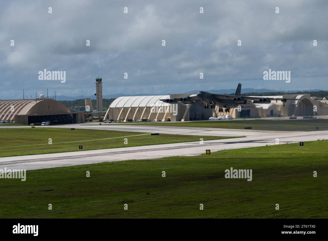 A U.S. Air Force B-52H Stratofortress, assigned to the 96th Bomb ...