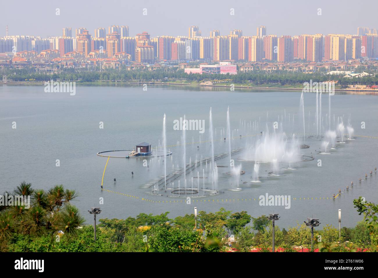 Natural scenery of Waterfront Park, China Stock Photo - Alamy