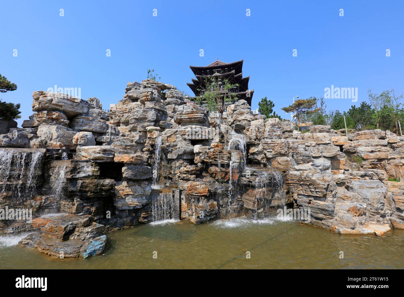 Traditional Chinese architectural scenery Stock Photo - Alamy