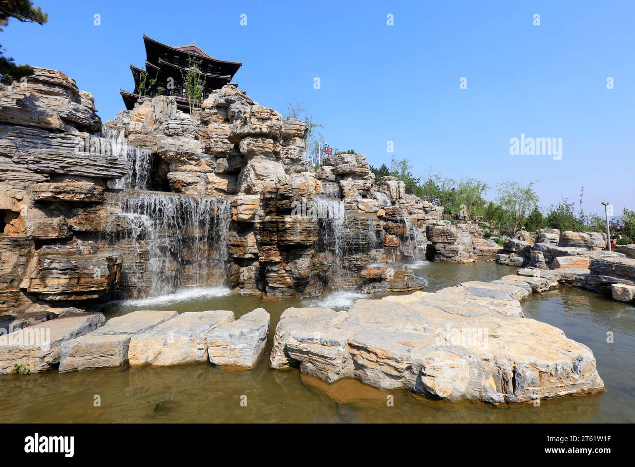 Traditional Chinese architectural scenery Stock Photo - Alamy
