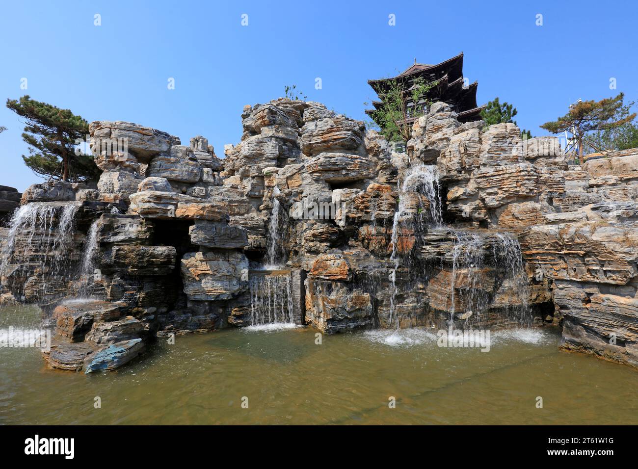 Traditional Chinese architectural scenery Stock Photo - Alamy