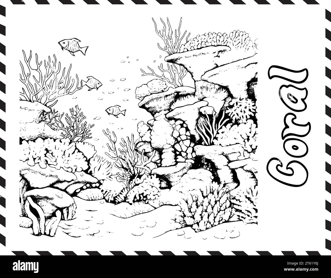 Cucumber coloring page for kids hi-res stock photography and images - Alamy