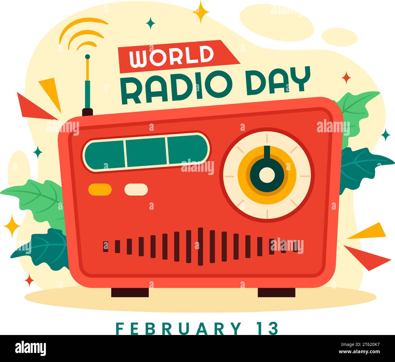 Radio world illustration Stock Vector Images - Alamy
