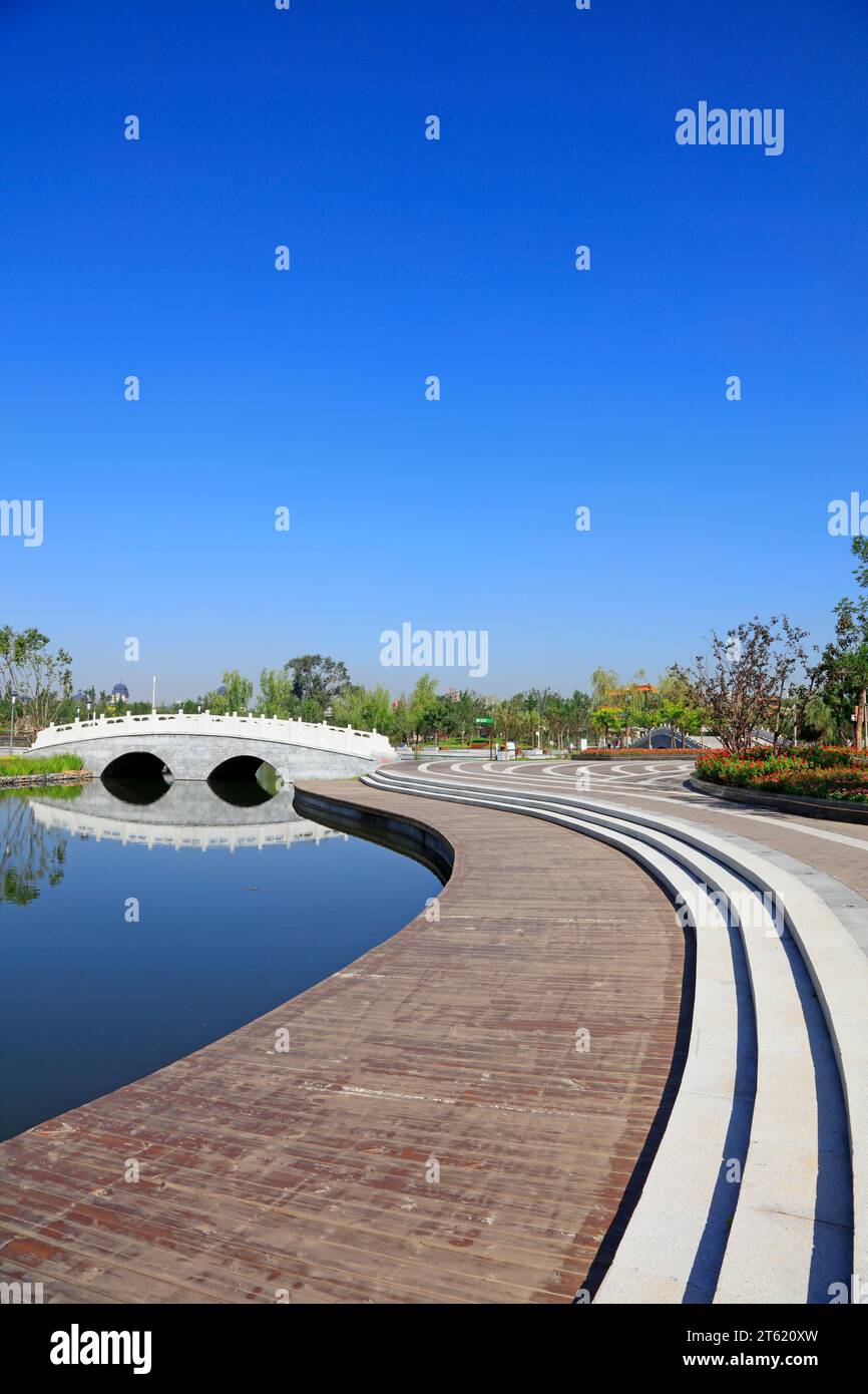 Park Construction scenery Stock Photo - Alamy