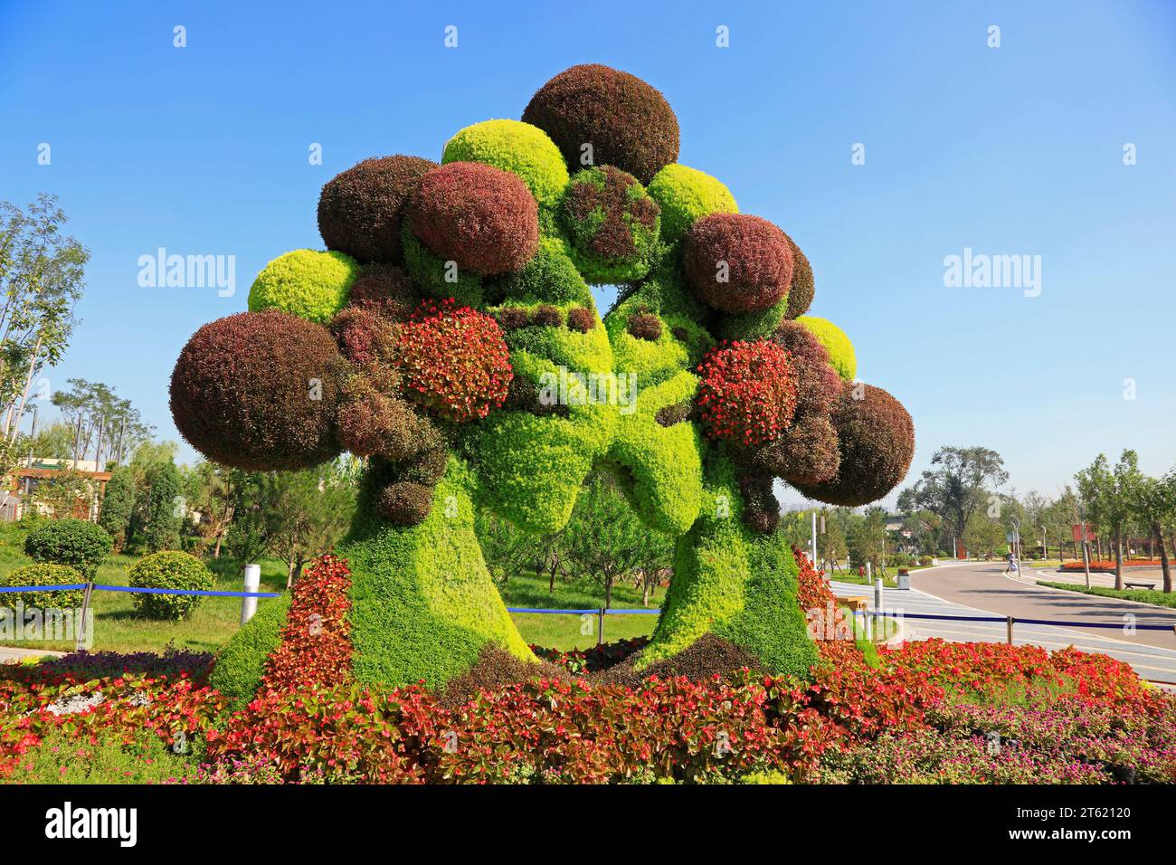 face green sculpture Stock Photo - Alamy