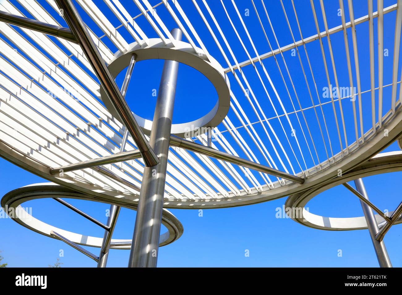 Annular steel structure Stock Photo - Alamy