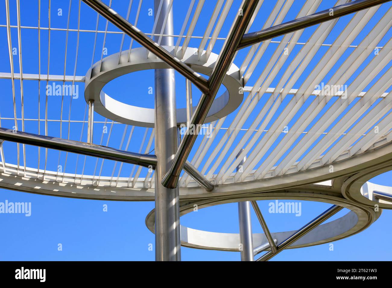 Annular steel structure Stock Photo - Alamy