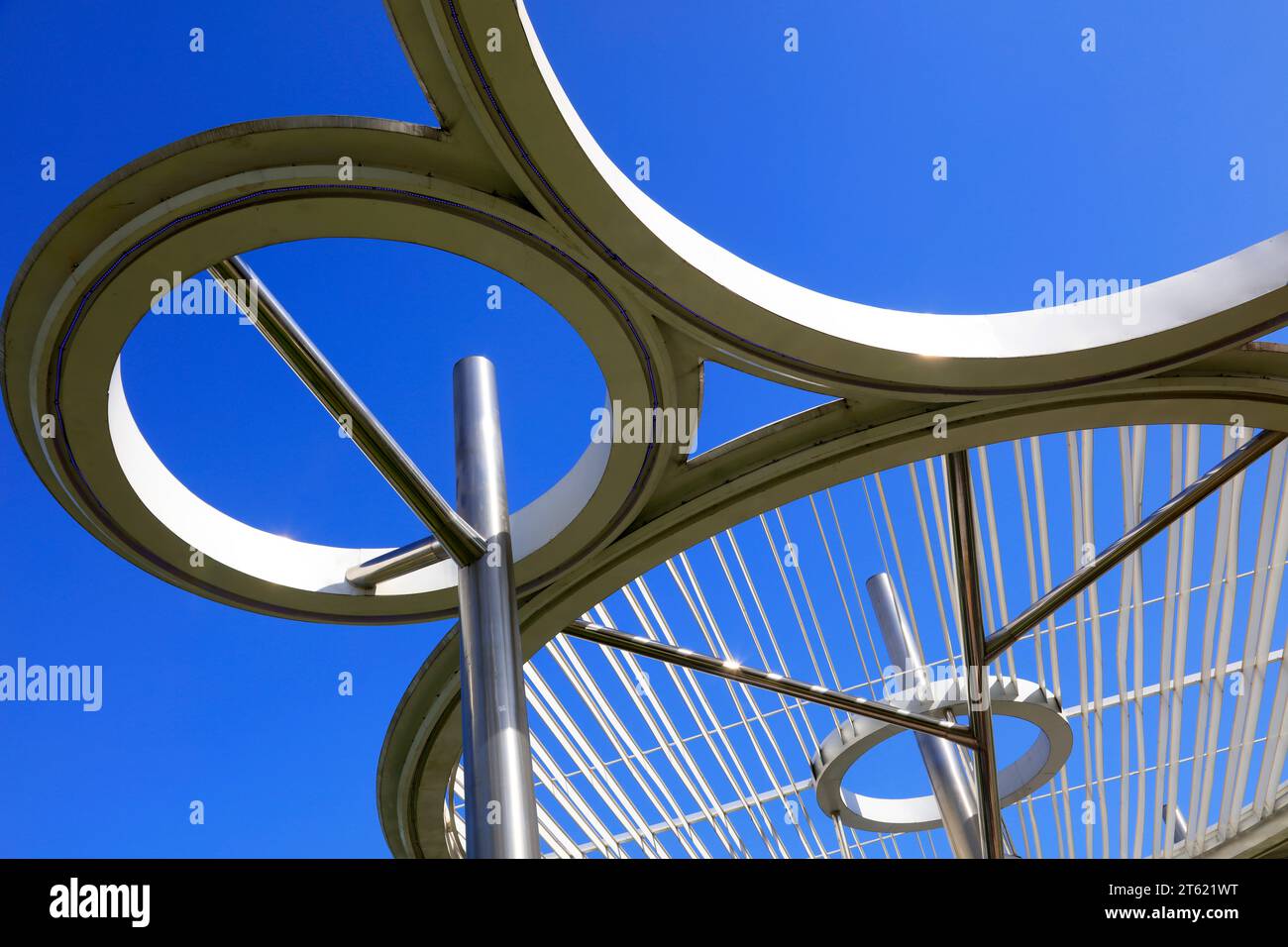 Annular steel structure Stock Photo - Alamy