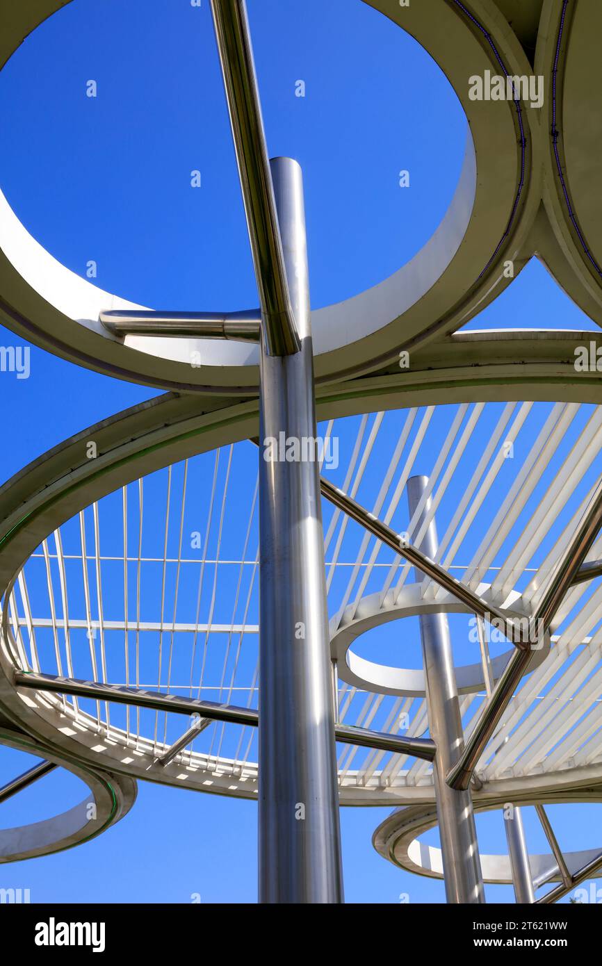 Annular steel structure Stock Photo - Alamy