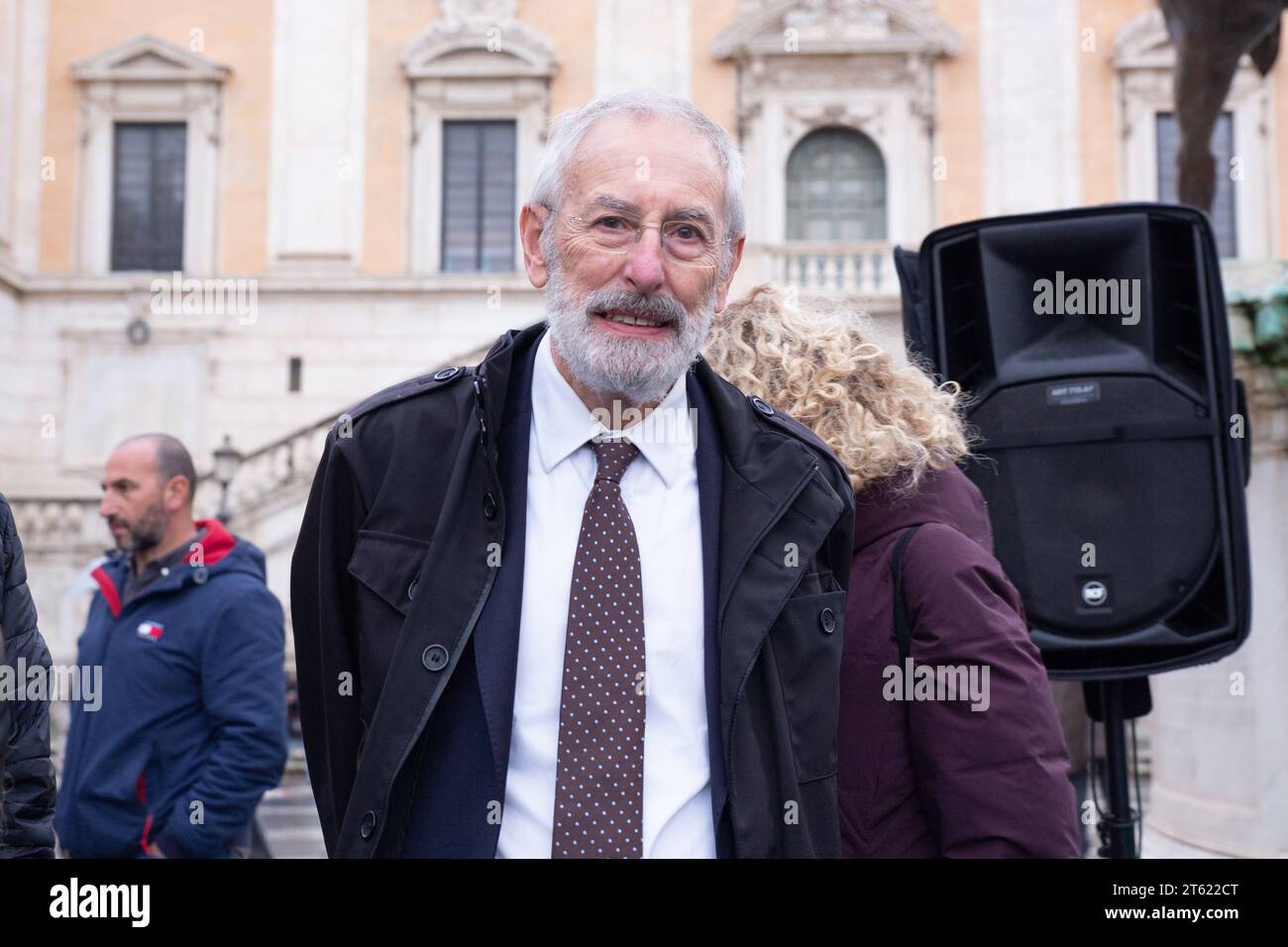 Rome, Italy. 07th Nov, 2023. Riccardo di Segni, chief rabbi of the ...
