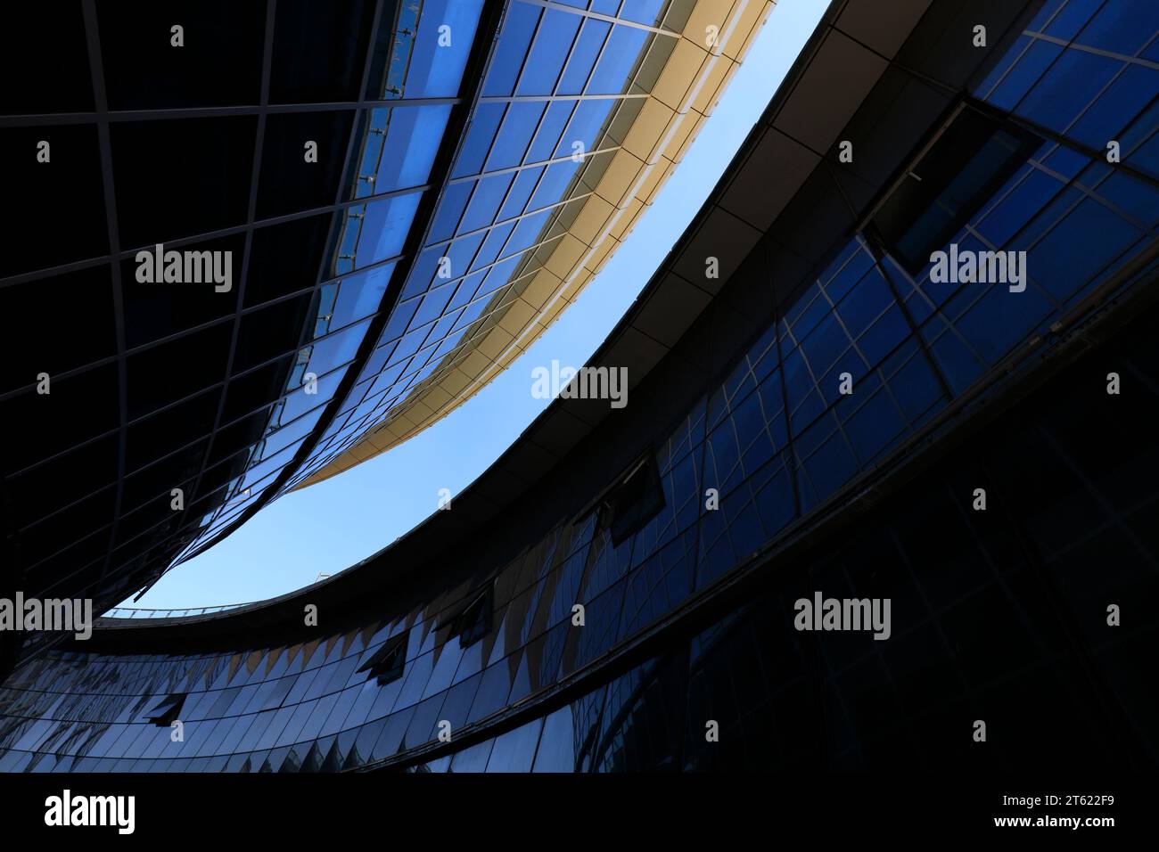 glass curtain wall construction Stock Photo - Alamy