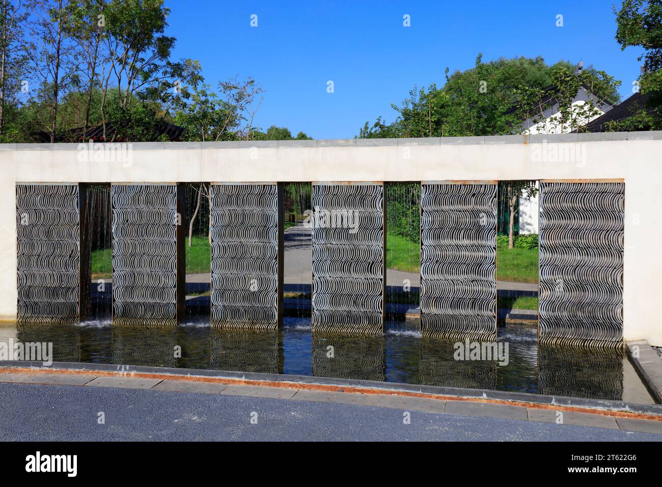 Tile landscape architecture Stock Photo - Alamy