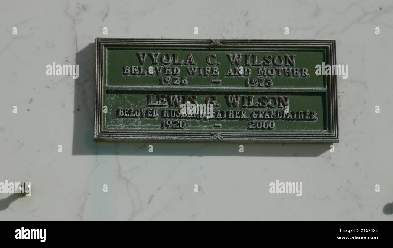 Los Angeles, California, USA 6th November 2023 Actor Lewis Wilson Grave ...