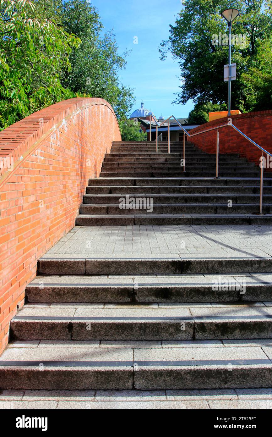 stairs at the university of Birmingham, UK Stock Photo - Alamy