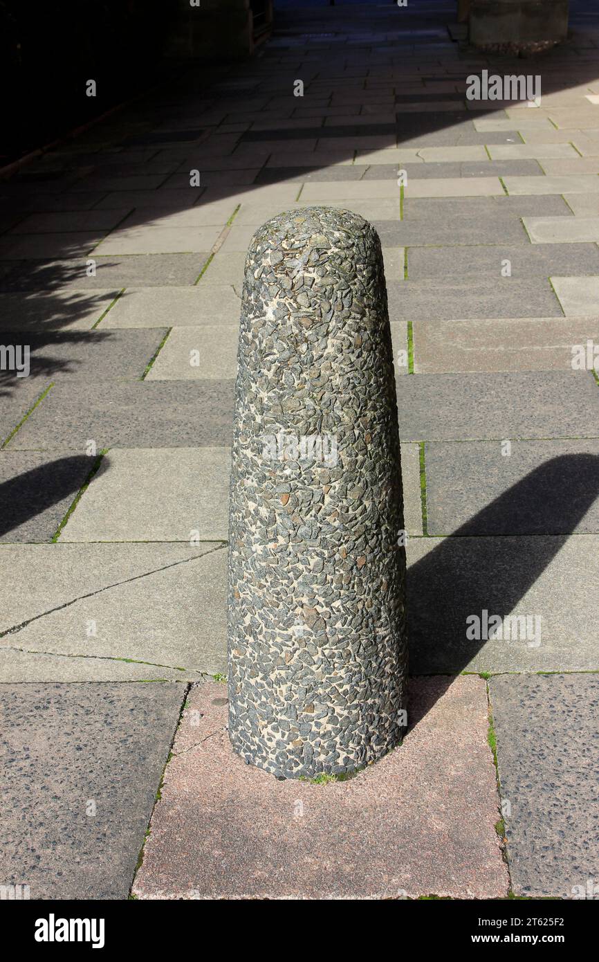 Roadblocks on the ground, Birmingham university campus, UK Stock Photo ...