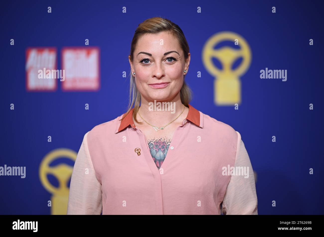 Berlin, Germany. 07th Nov, 2023. Lina van de Mars comes to the "Golden Steering Wheel 2023 ...