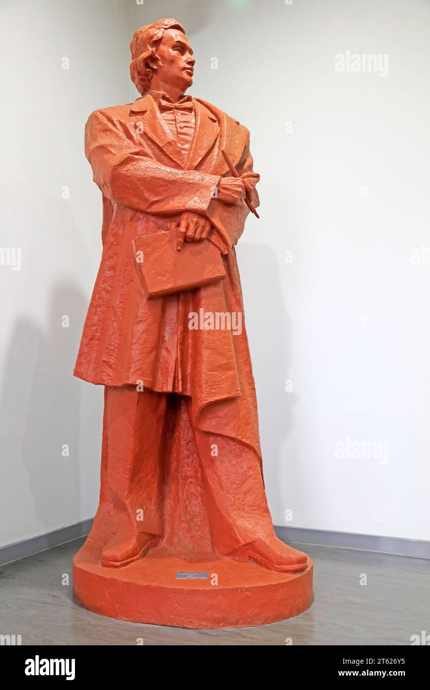 Finland writer Elias Laurent sculpture Stock Photo - Alamy