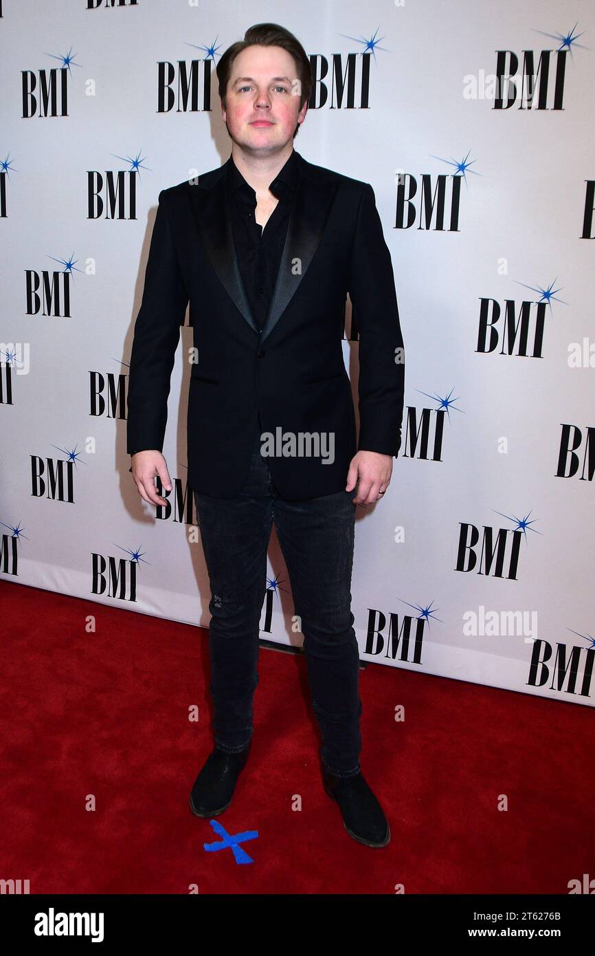 07 November 2023 - Nashville, Tennessee - Travis Denning. 2023 BMI ...