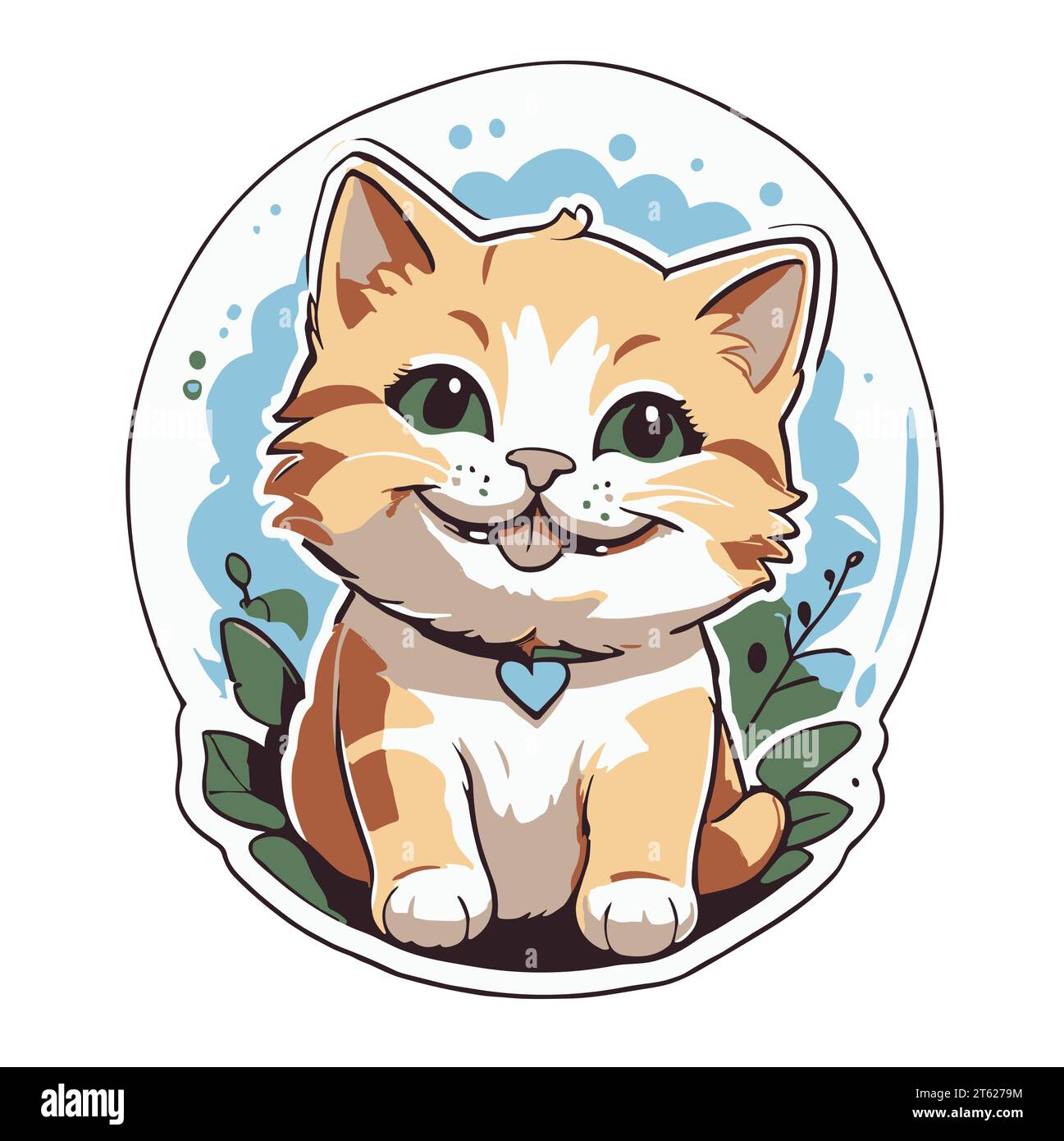 Kitten vector vectors hi-res stock photography and images - Alamy