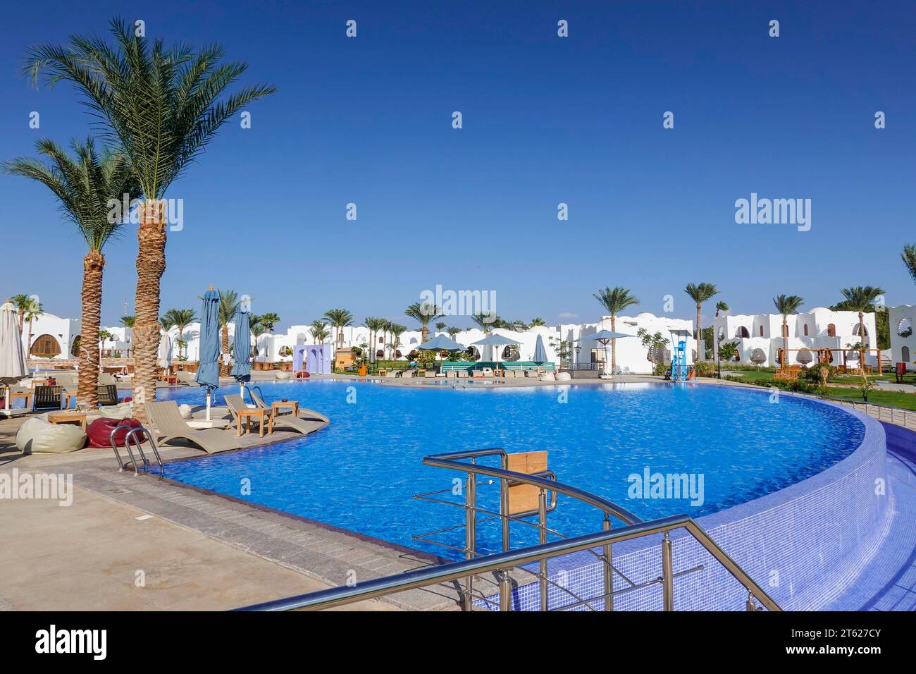 Hotelzimmer, Swimmingpool, Hotelanlage Safir, South Dahab, Sinai ...