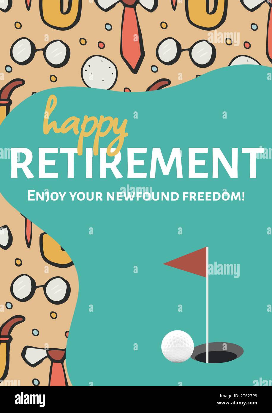 Happy retirement greeting card hi-res stock photography and images - Alamy