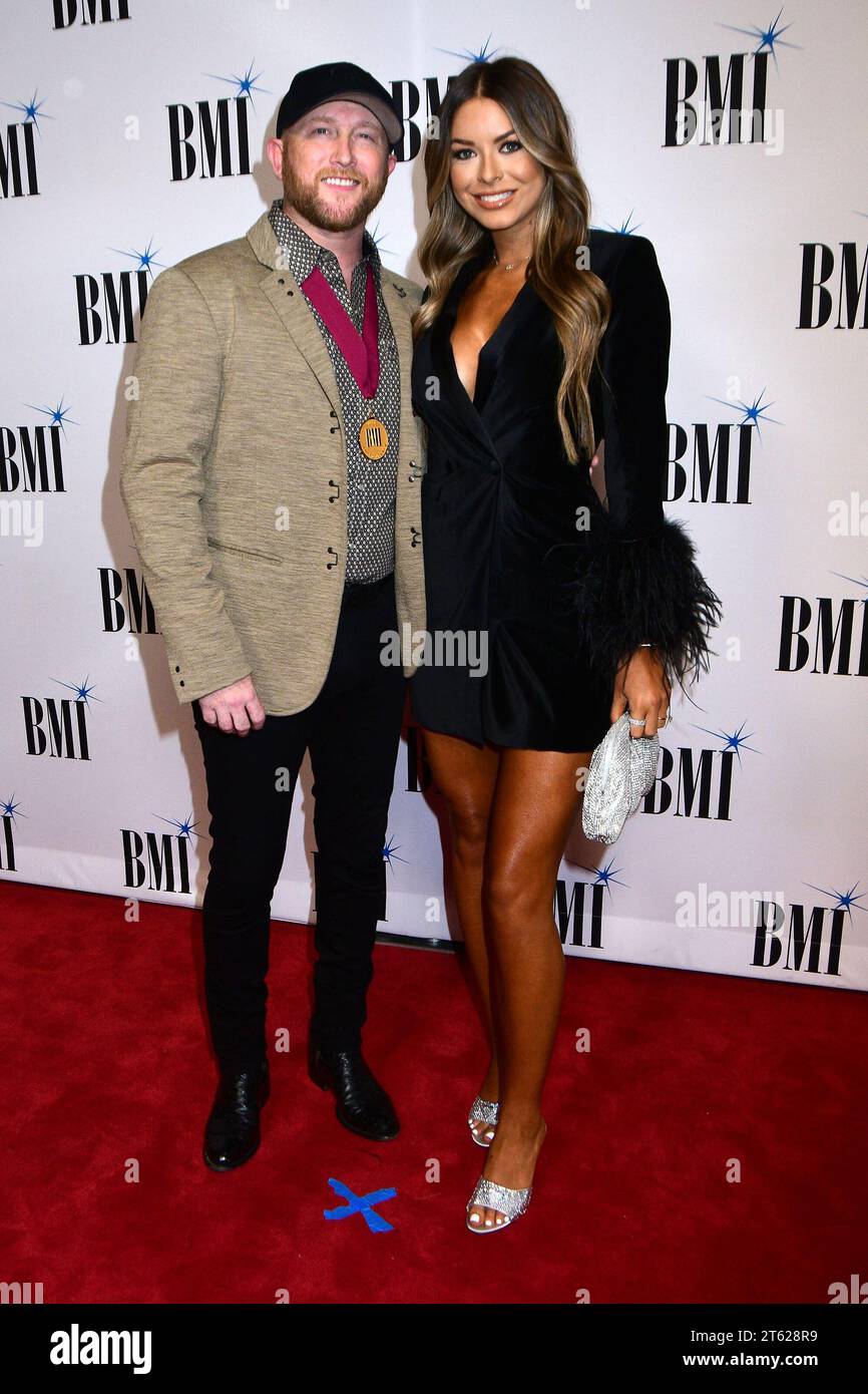 Nashville, Tennessee, USA. 07th Nov, 2023. Cole Swindell, Courtney ...