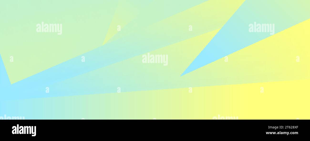 Pastel cyan and yellow abstract geometric hi-tech background. Vector ...
