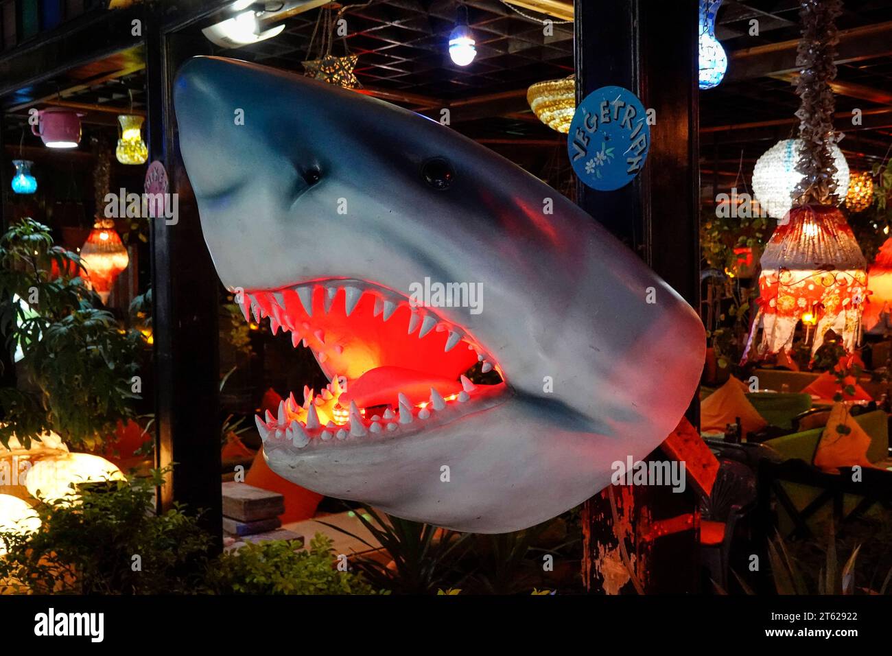 Fischrestaurant The Shark, Masbat, Lighthouse Road, Dahab, Sinai ...