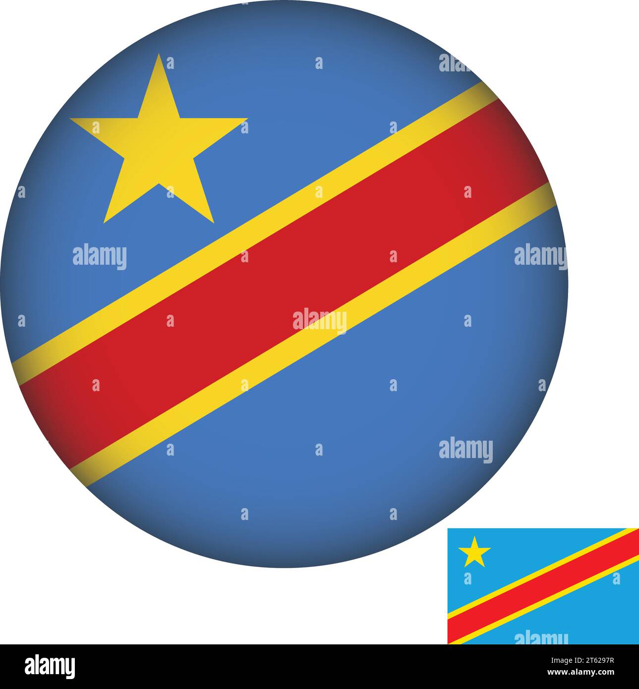 Democratic republic of congo poster Stock Vector Images - Alamy