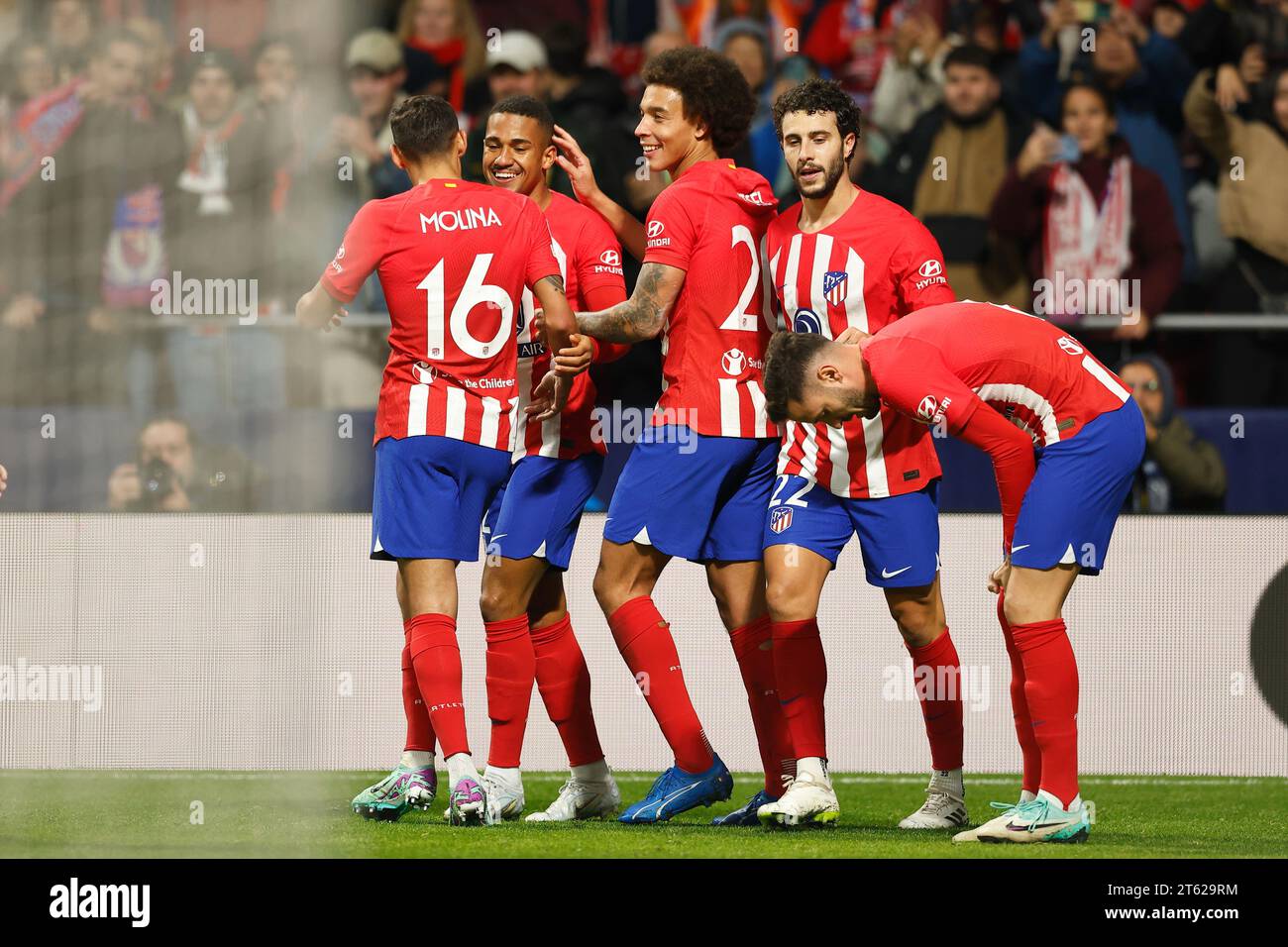 Madrid, Spain. 7th Nov, 2023. Samuel Lino (Atletico) Football/Soccer ...