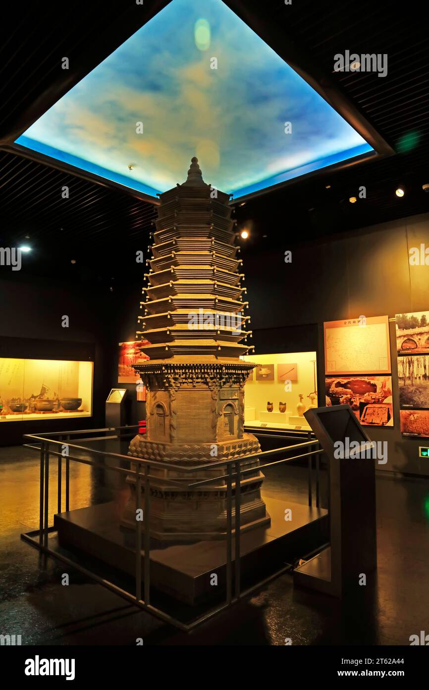 model of ancient Chinese Temples Stock Photo - Alamy