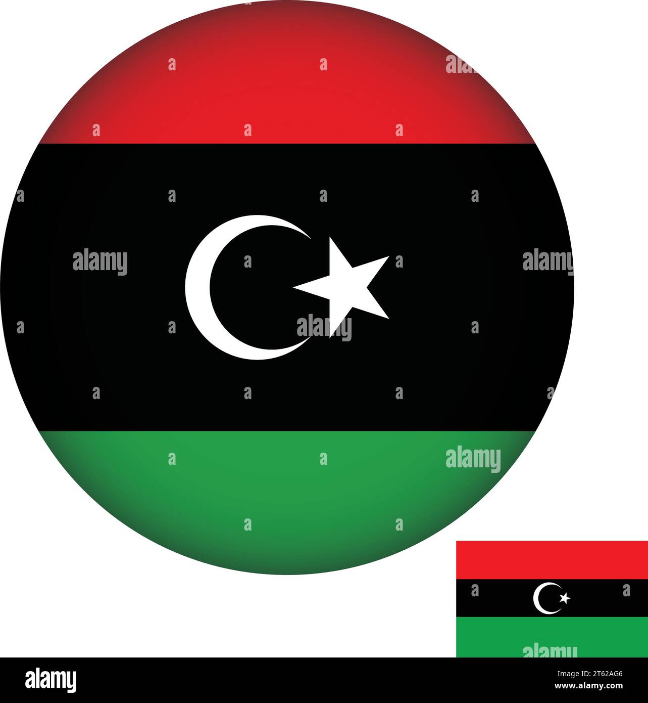 Libya flag hi-res stock photography and images - Alamy