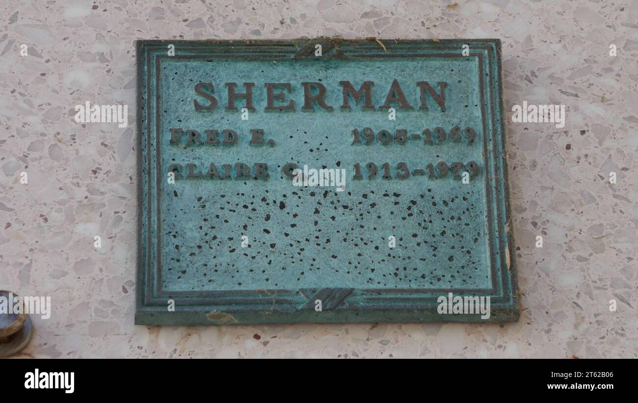 Los Angeles, California, USA 6th November 2023 Actor Fred Sherman and Actress Claire Carleton ...