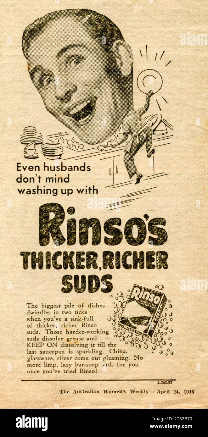 1940s adds advertisements hi-res stock photography and images - Alamy