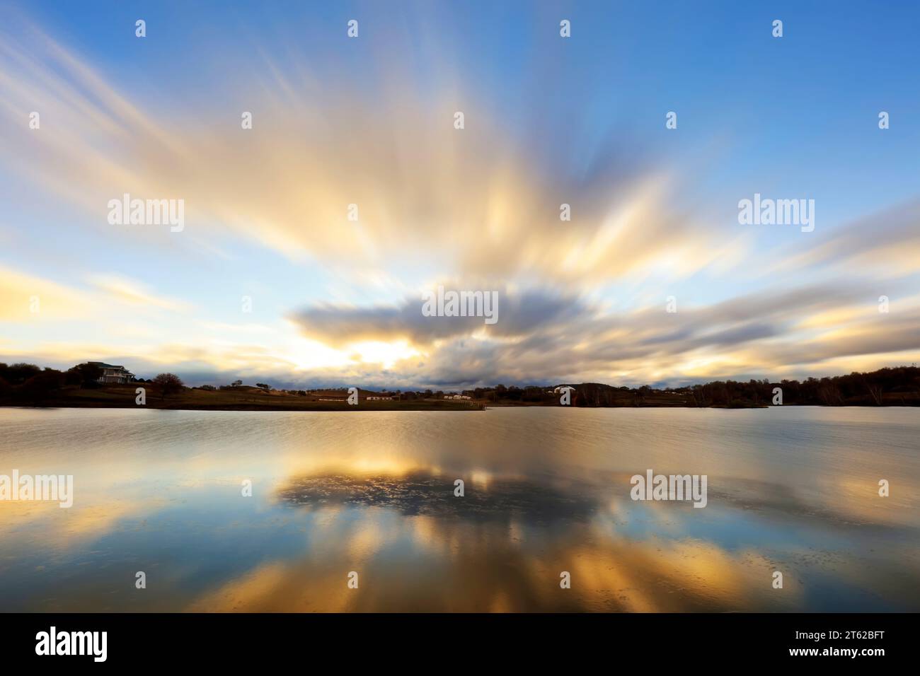 natural scenery of the princess lake of Ulan cloth in Inner Mongolia ...