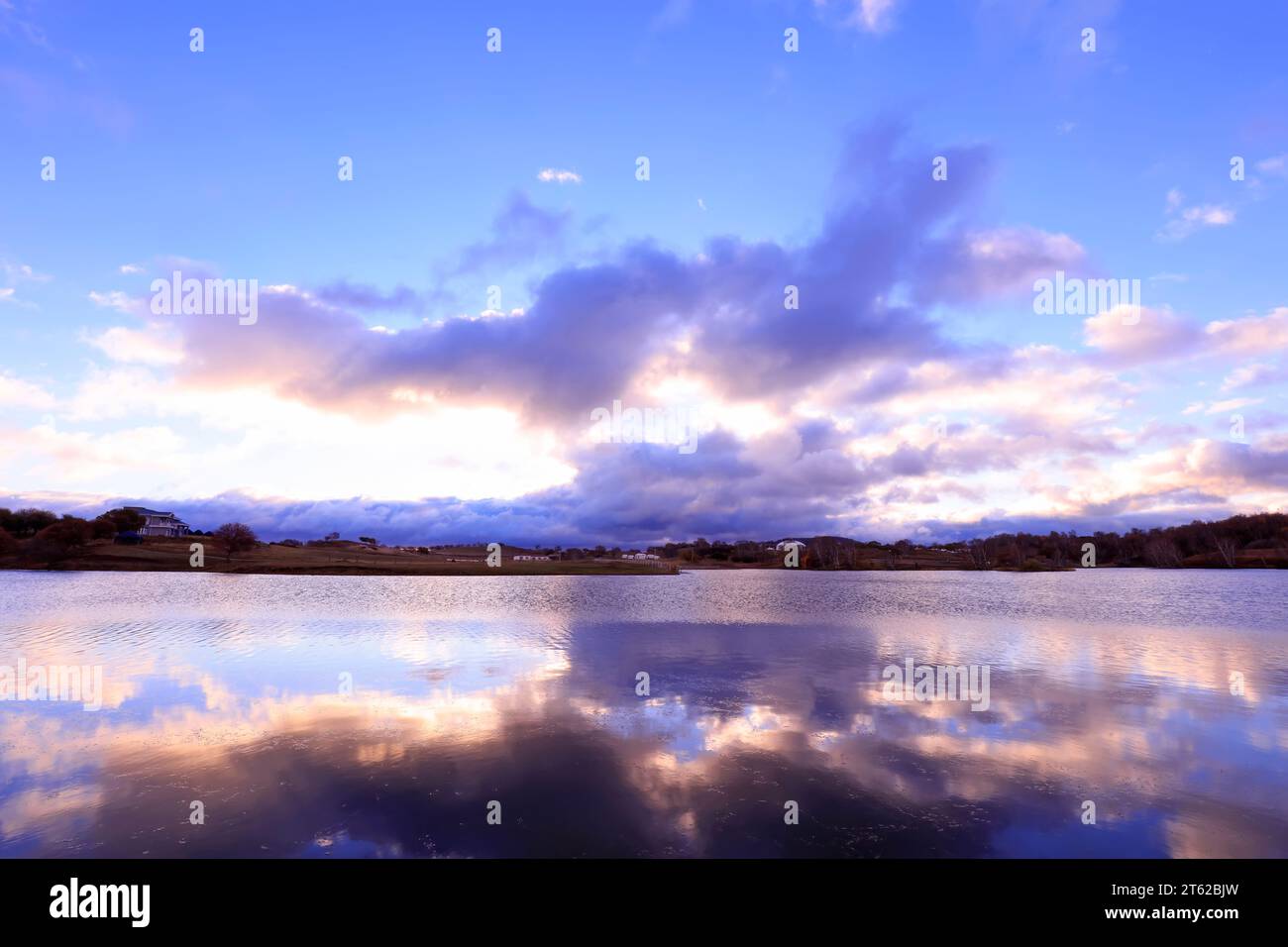 natural scenery of the princess lake of Ulan cloth in Inner Mongolia ...