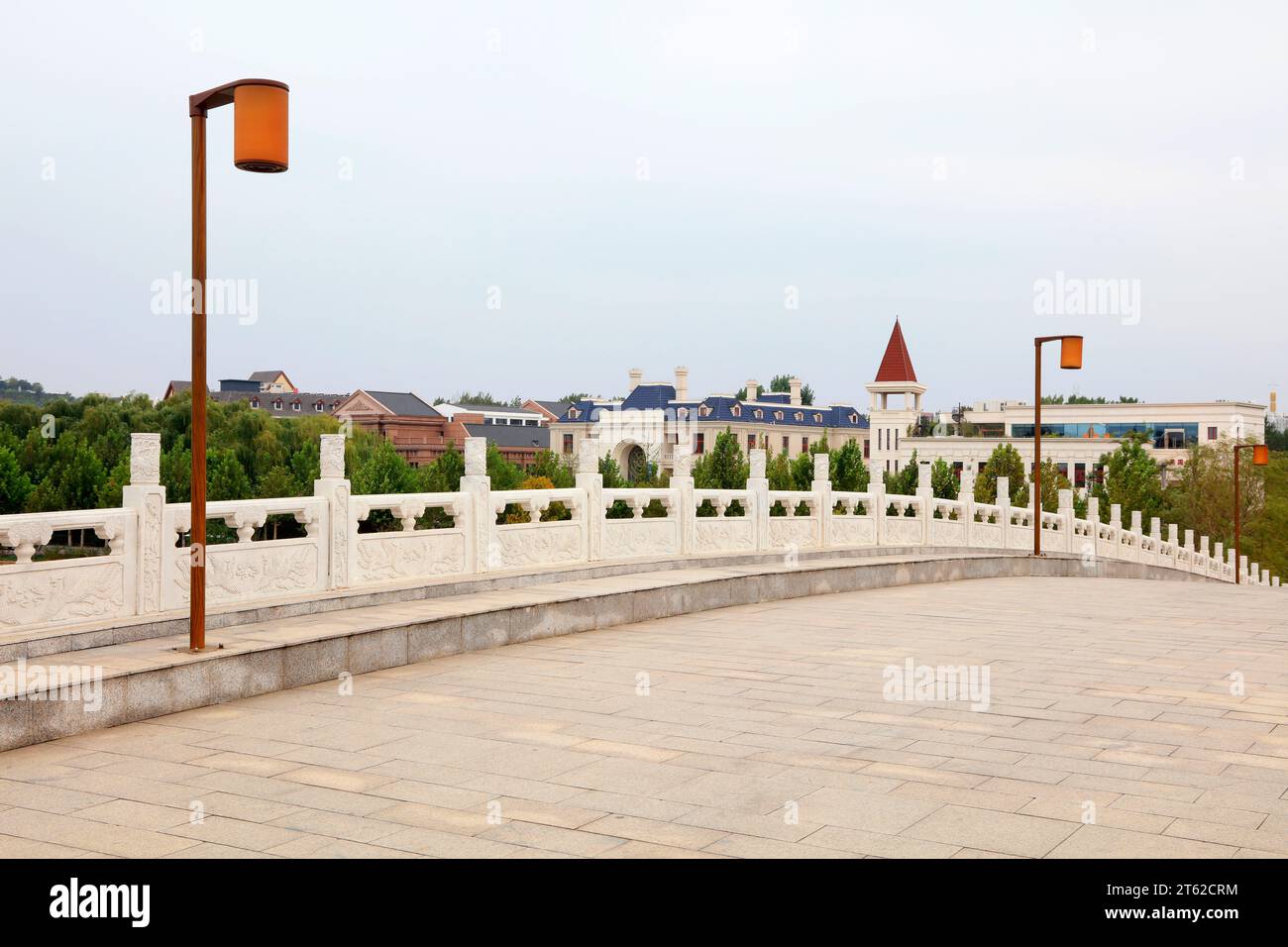 Parapet of stone bridge Stock Photo - Alamy