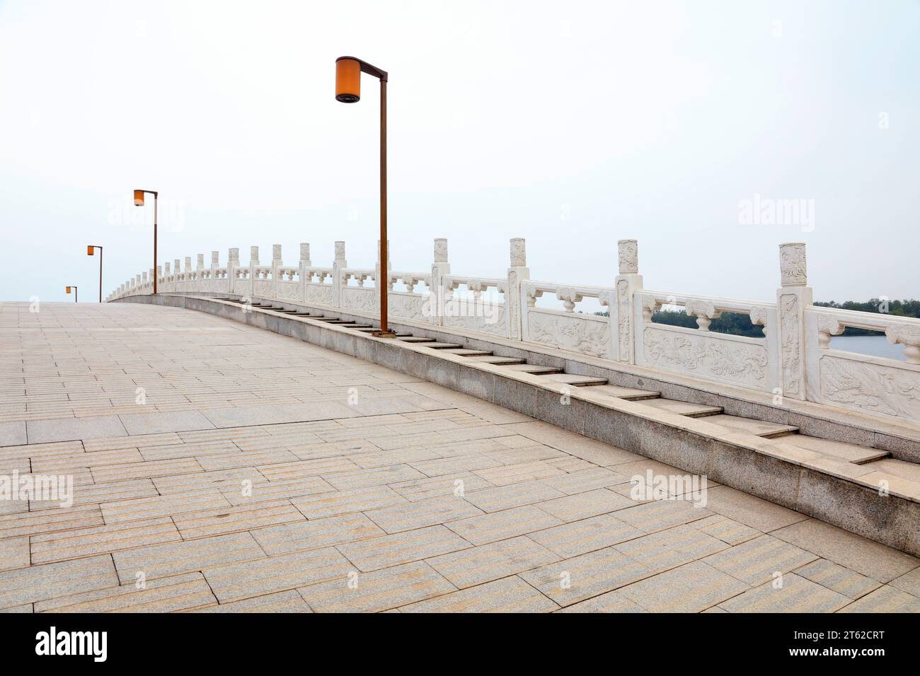 Parapet of stone bridge Stock Photo - Alamy