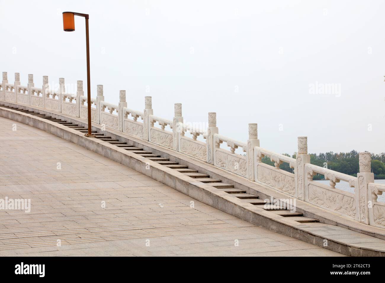 Parapet of stone bridge Stock Photo - Alamy