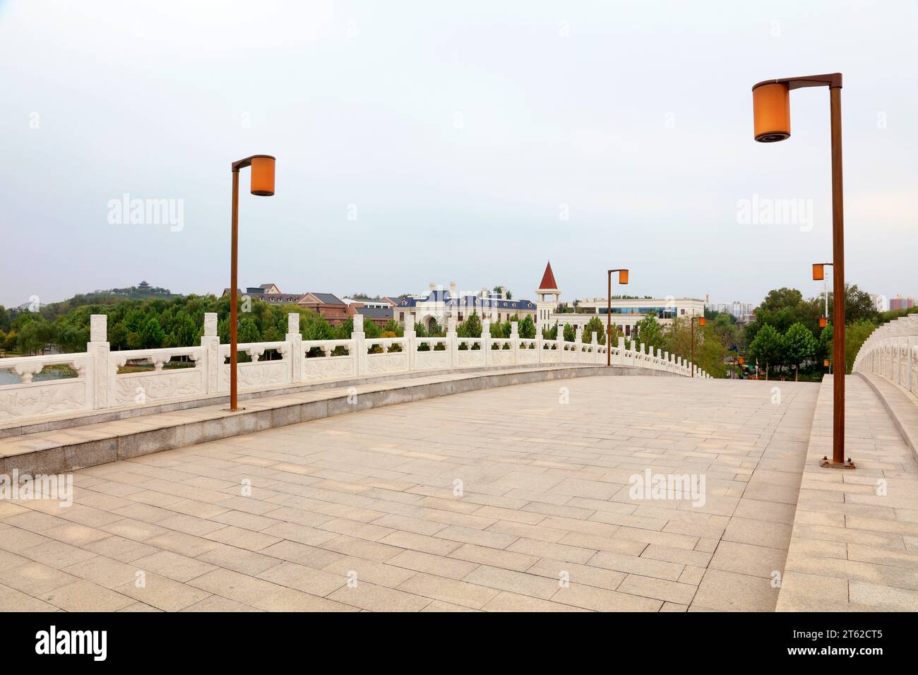 Parapet of stone bridge Stock Photo - Alamy
