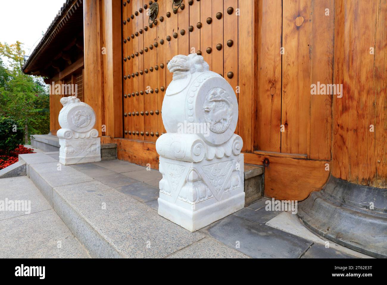 Traditional rock gate stone in China Stock Photo - Alamy
