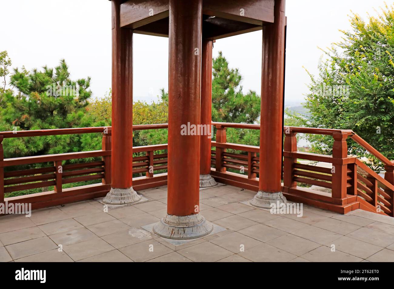 Architectural structure of Chinese style pavilion Stock Photo - Alamy
