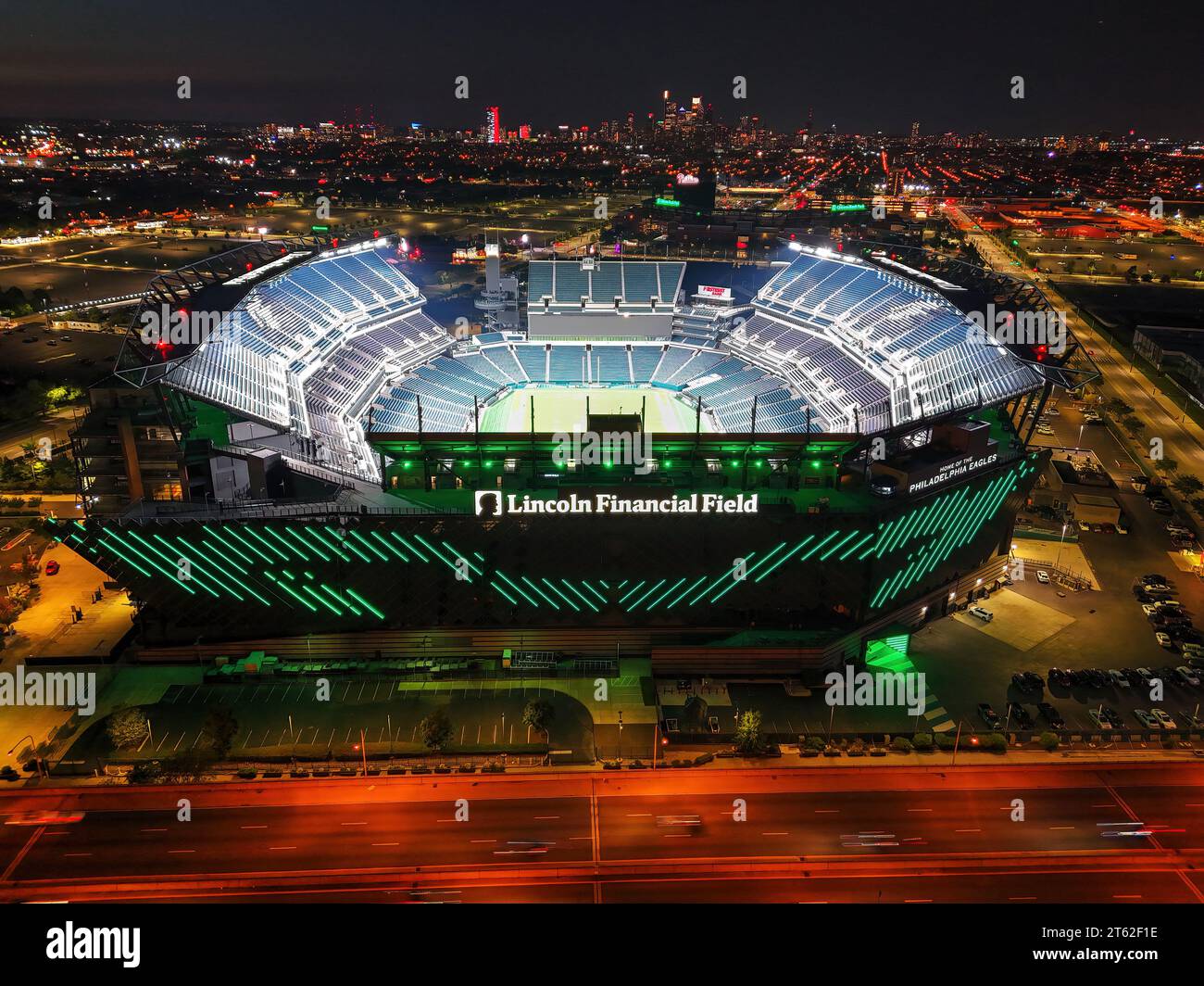 Aerial View of Lincoln Financial Field Philadelphia Stock Photo - Alamy