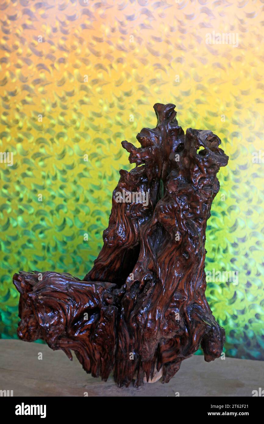Root carving crafts Stock Photo - Alamy