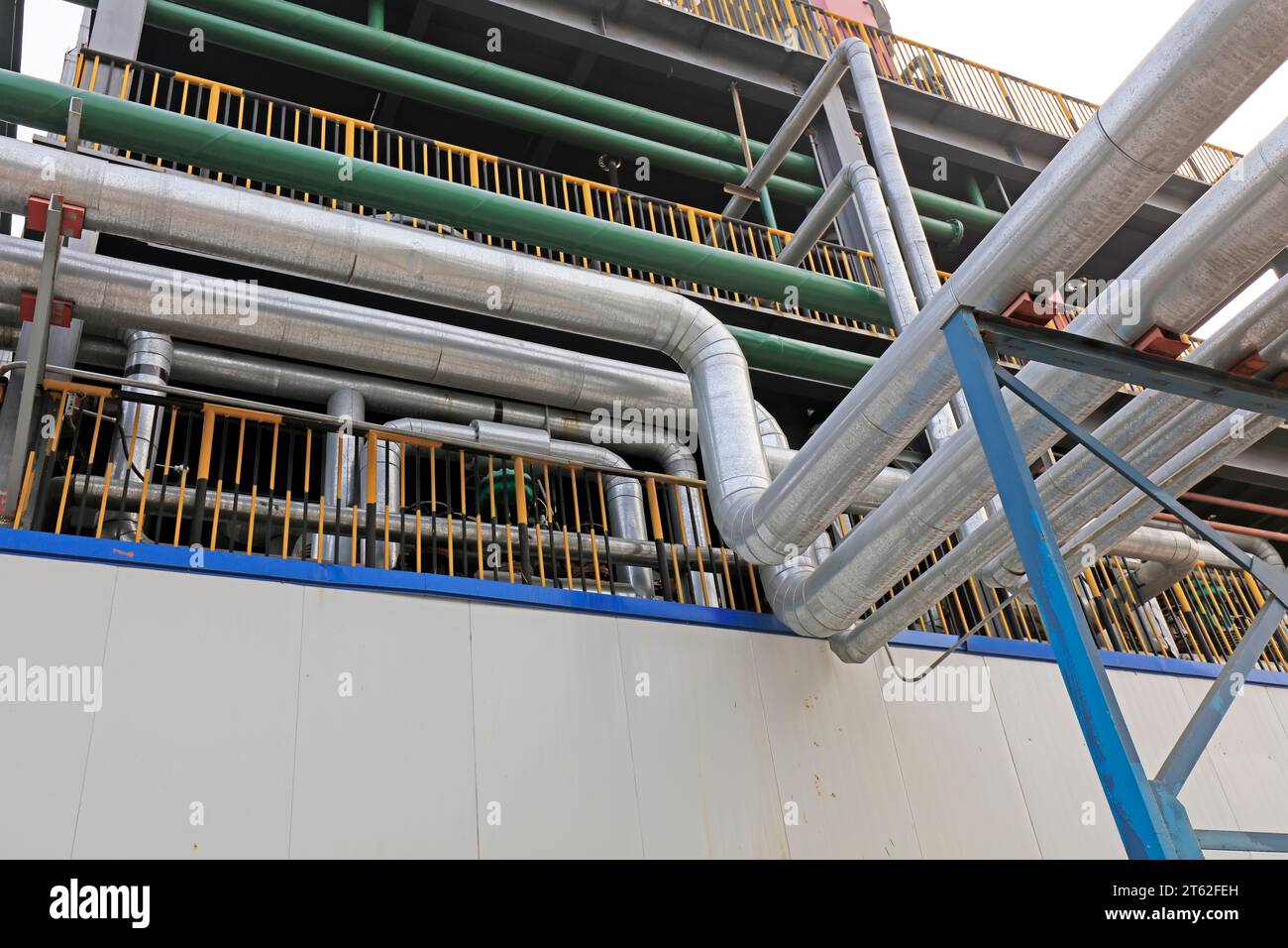 Plant piping facilities Stock Photo - Alamy