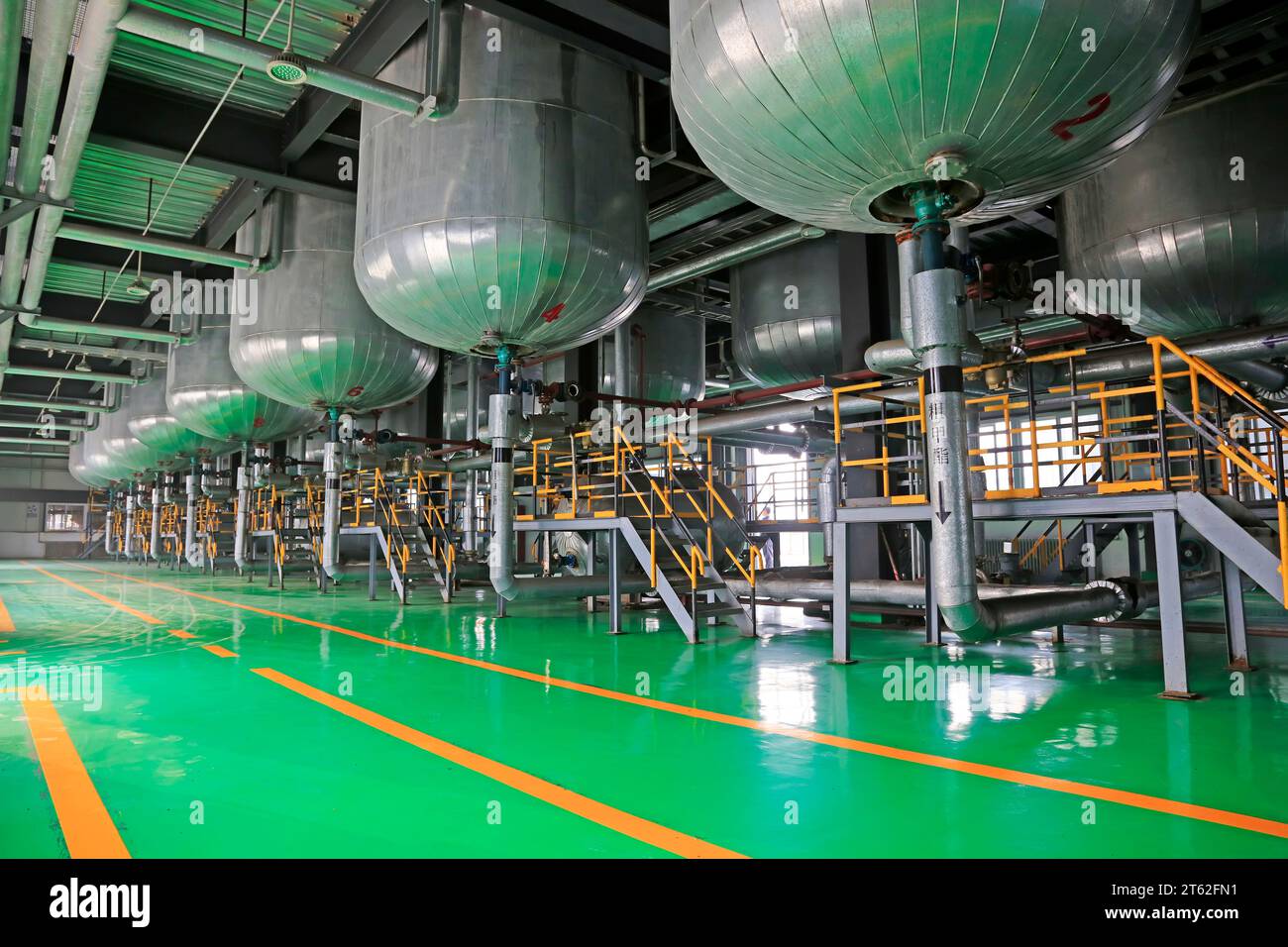 Factory storage tank Stock Photo - Alamy