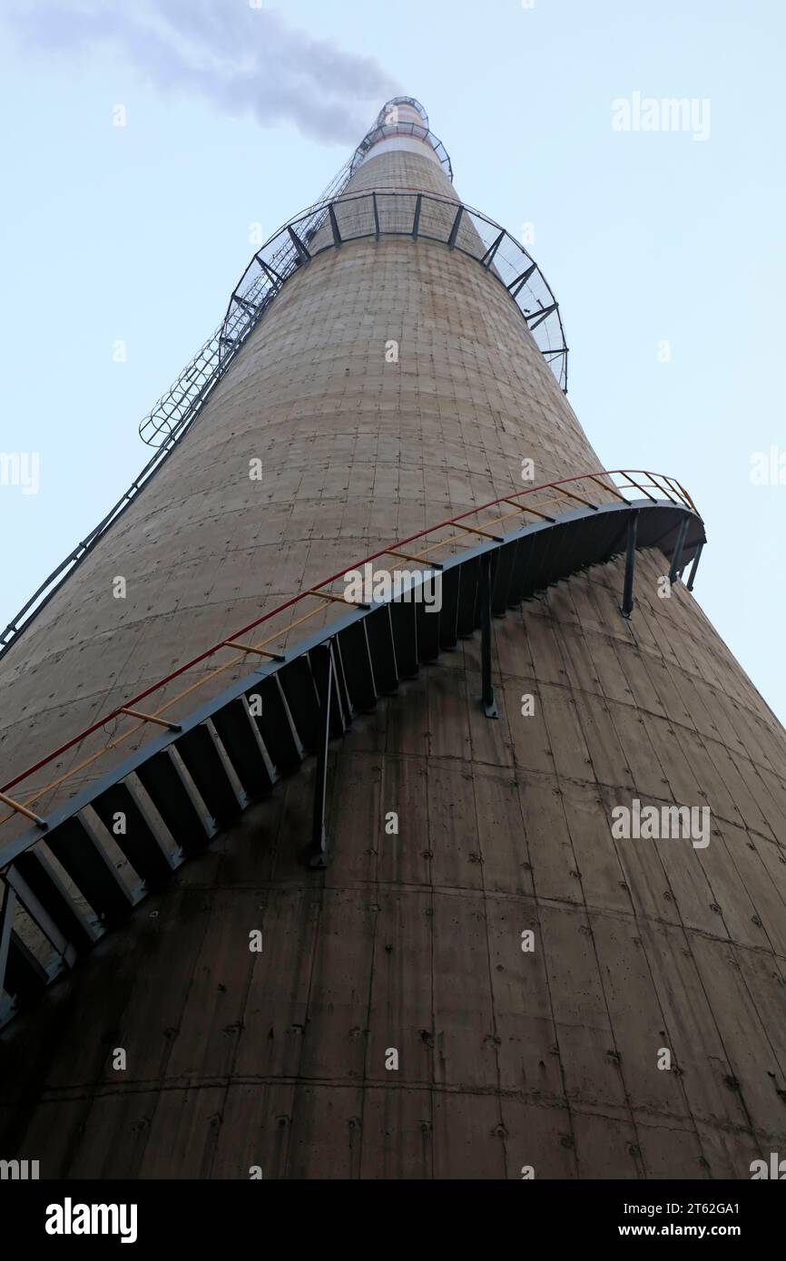 chimney in a factory Stock Photo - Alamy