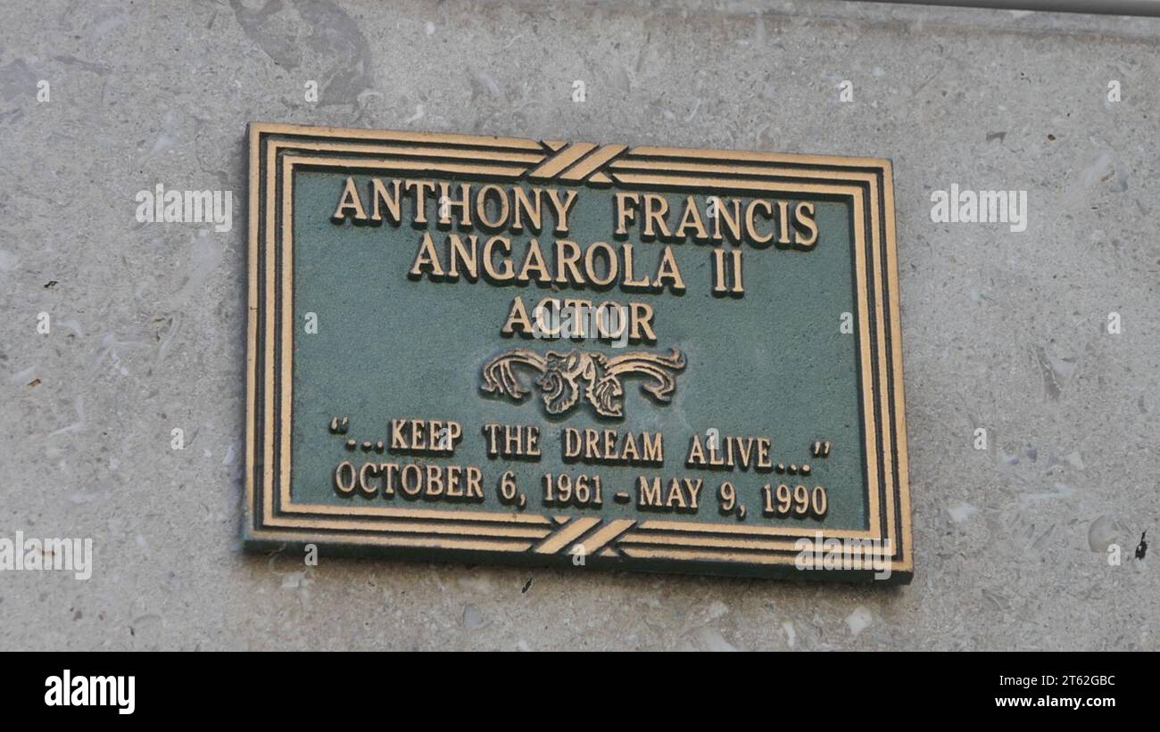 Los Angeles, California, USA 6th November 2023 Actor Anthony Angarola ...